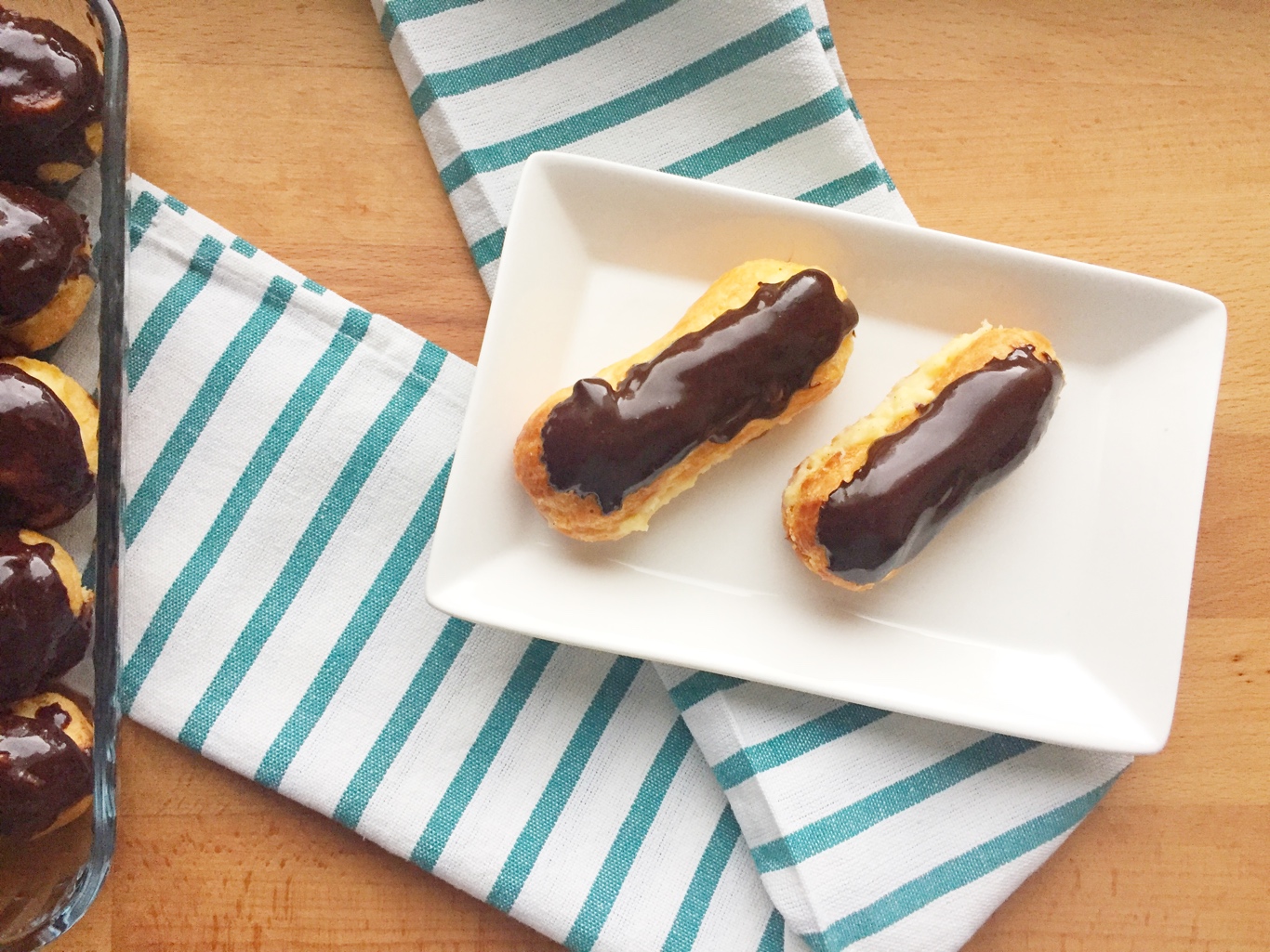 Ekler pasta | eclair recipe | Resimli ve videolu