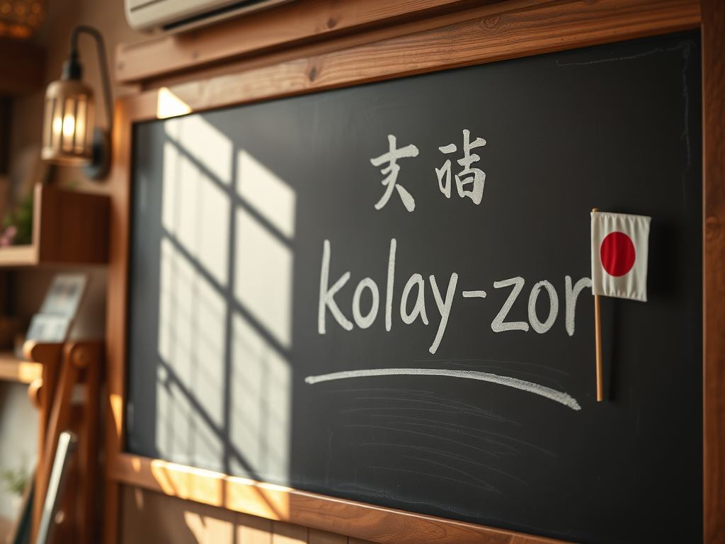 Japonca kolay-zor - Japanese easy - hard expression